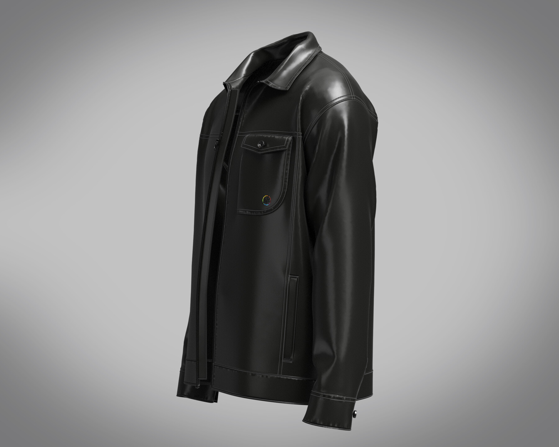 ArtStation - Leather Workwear Jacket | Resources