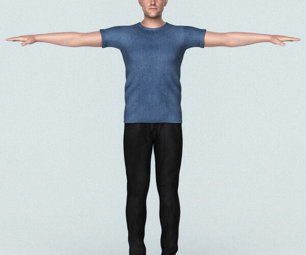 ArtStation - Young Man 3D Character | Resources