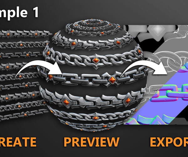 ArtStation - Tile Forge - Zbrush plugin for creating tiling textures ...