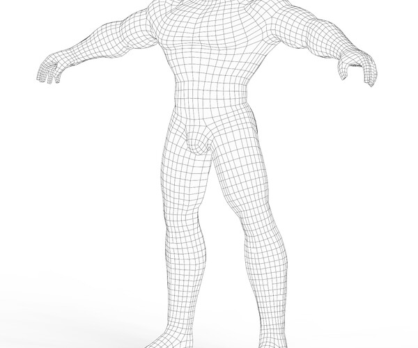 ArtStation - Male Base Mesh | Resources