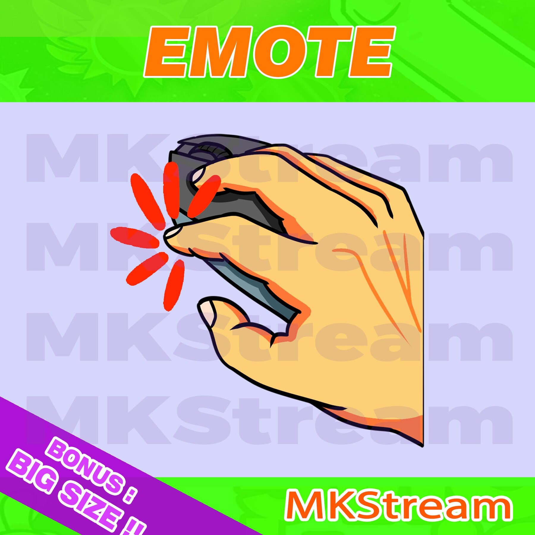 ArtStation - Twitch emotes misclick mouse | Artworks