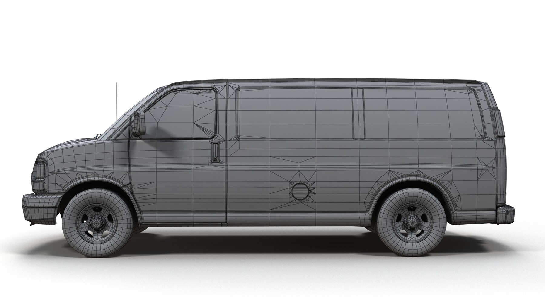 ArtStation - Generic industrial van | Game Assets