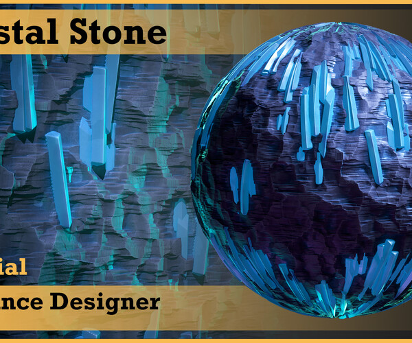 ArtStation - crystal - VOL 03 - substance designer | Game Assets