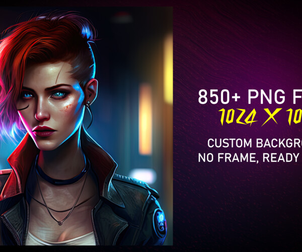 ArtStation - Cyberpunk Portraits | Game Assets