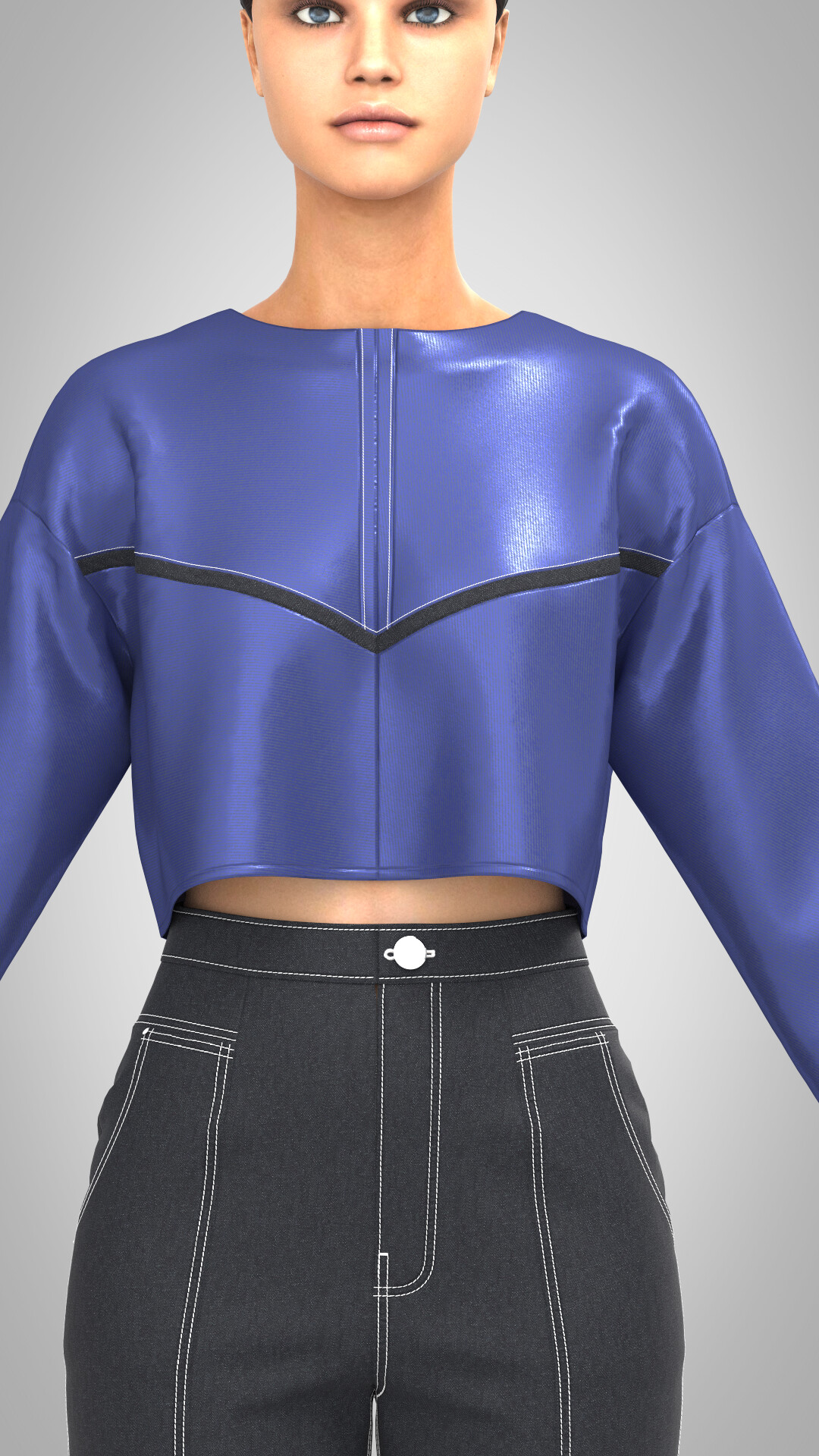 ArtStation - FEMALE OUTFIT OBJ AND ZPRJ STREETWEAR | Game Assets