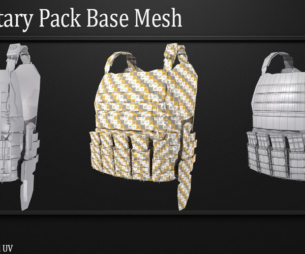 ArtStation - 30 Military Pack Base Mesh_Vol 03 ( Game Ready ) | Game Assets