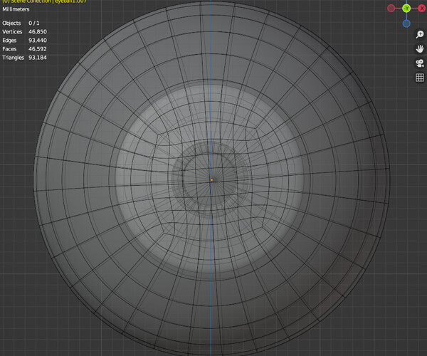 ArtStation - Eyeball Mesh & A Procedural Shader Tree for Blender | Game Assets