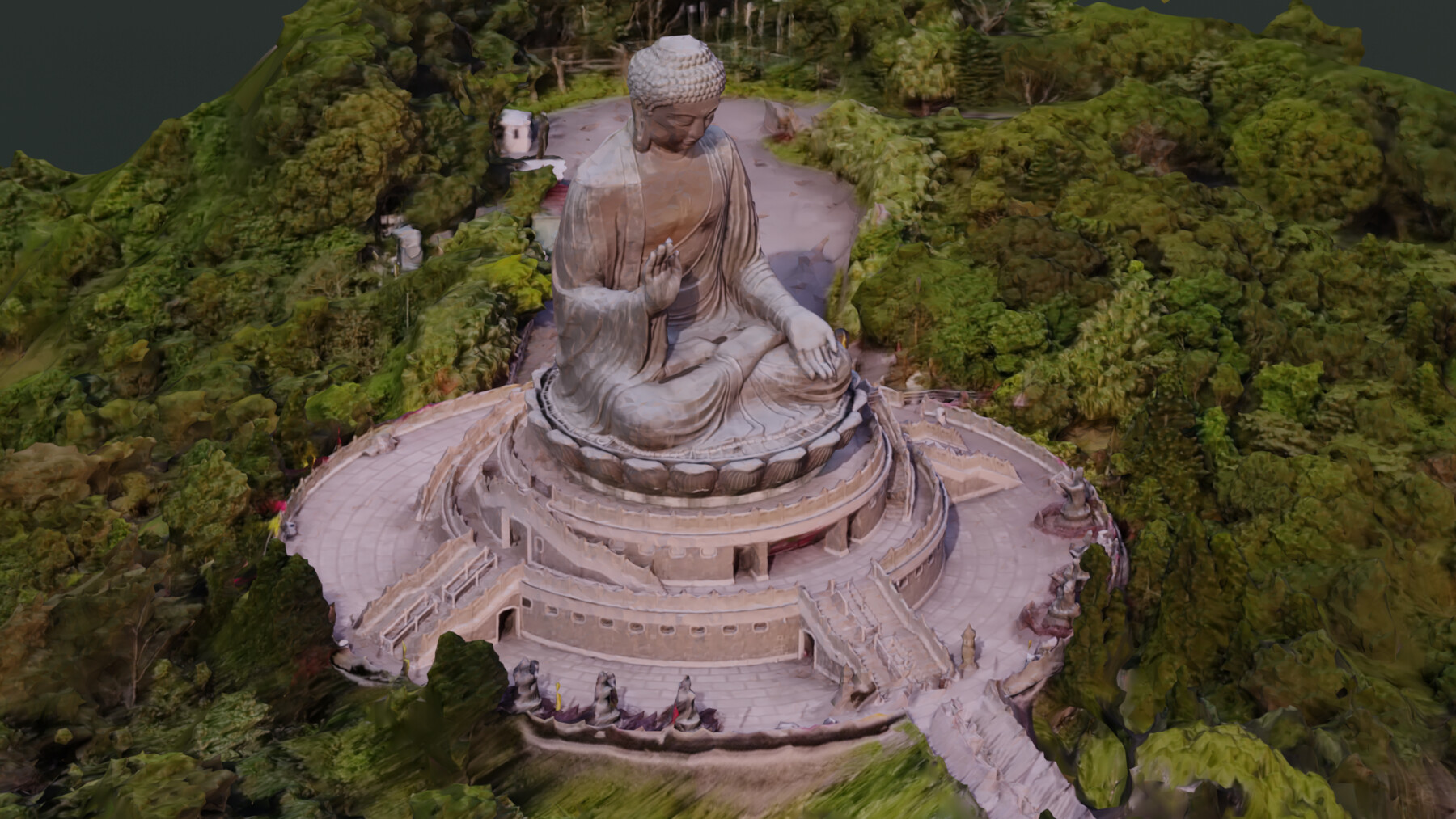 ArtStation - BUDDHA STATUE LOW POLY GAME READY | Game Assets