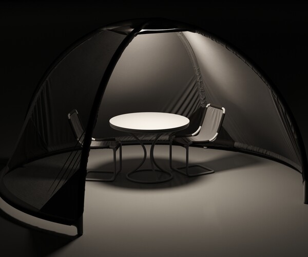 ArtStation - Tent for openspace events 3D model | Resources