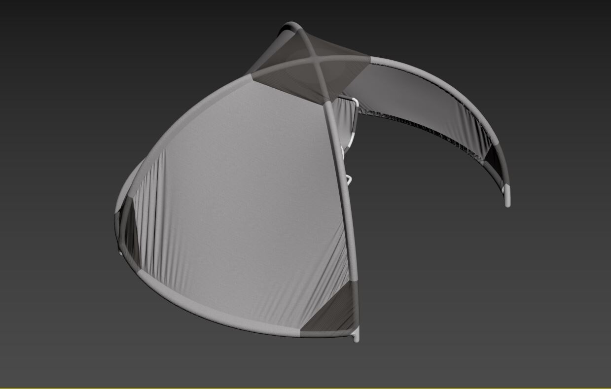 ArtStation - Tent for openspace events 3D model | Resources