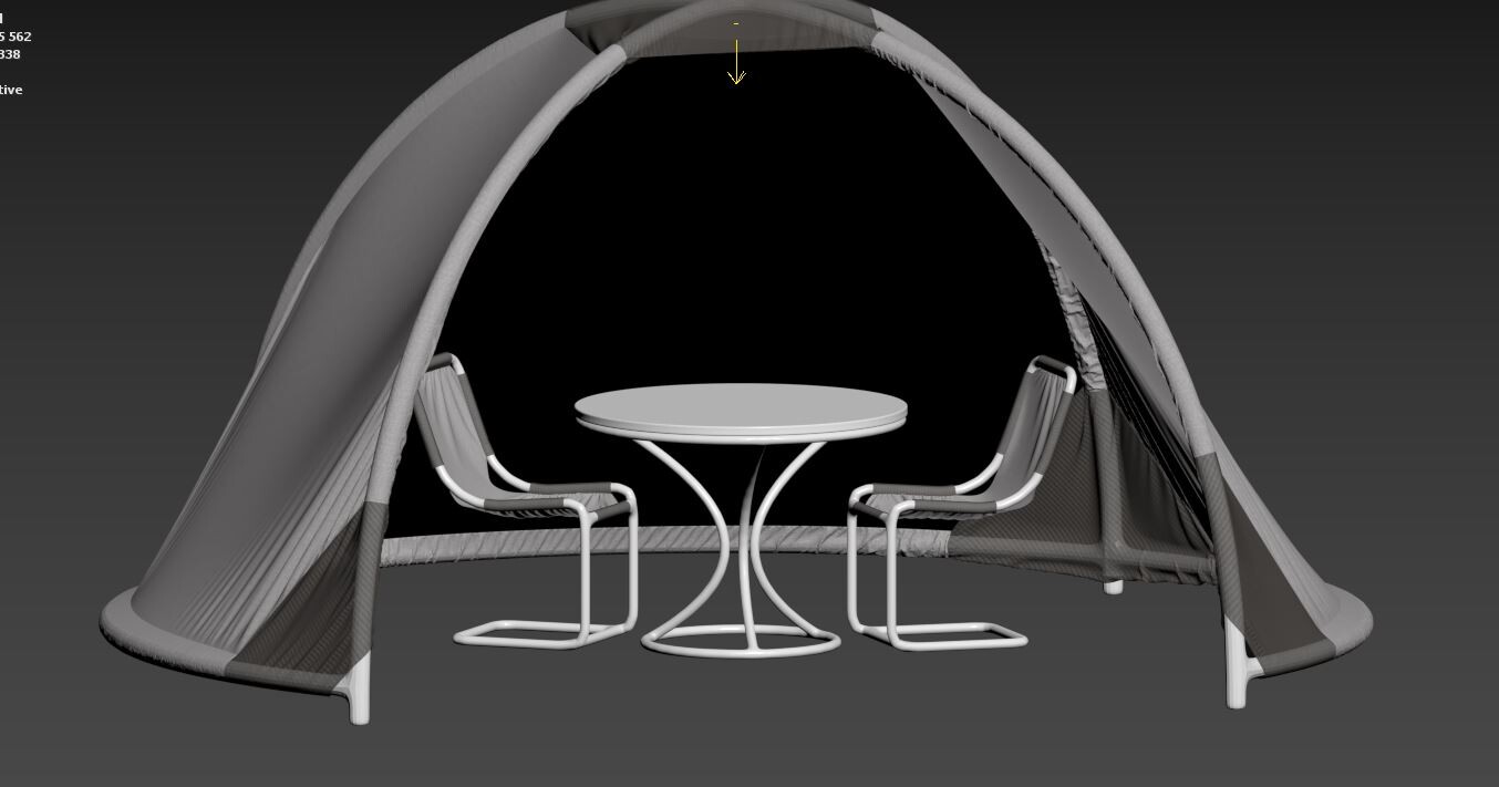 ArtStation - Tent for openspace events 3D model | Resources
