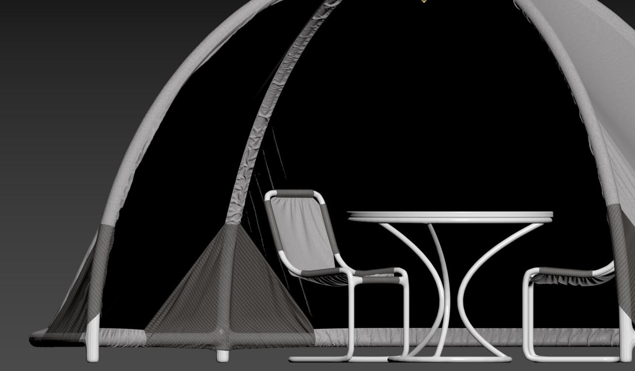ArtStation - Tent for openspace events 3D model | Resources