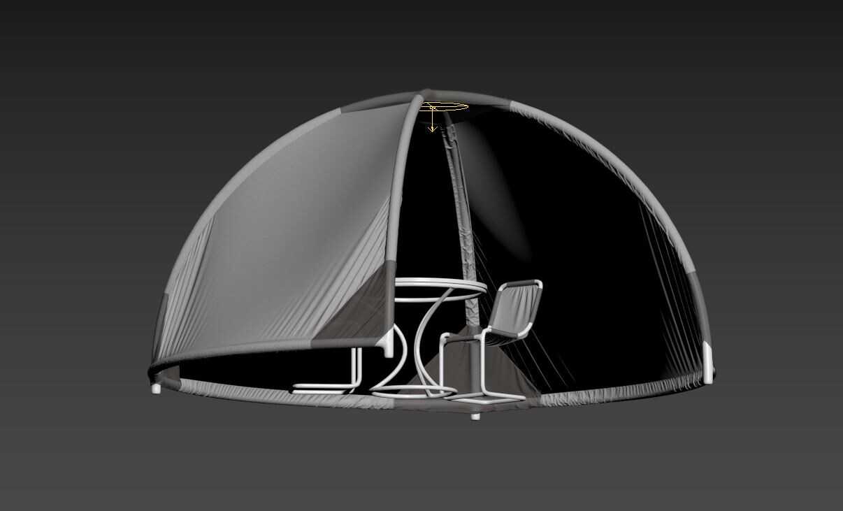 ArtStation - Tent for openspace events 3D model | Resources