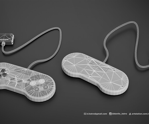 ArtStation - Super Nintendo Console | Lowpoly | 4k Textures | Game Assets