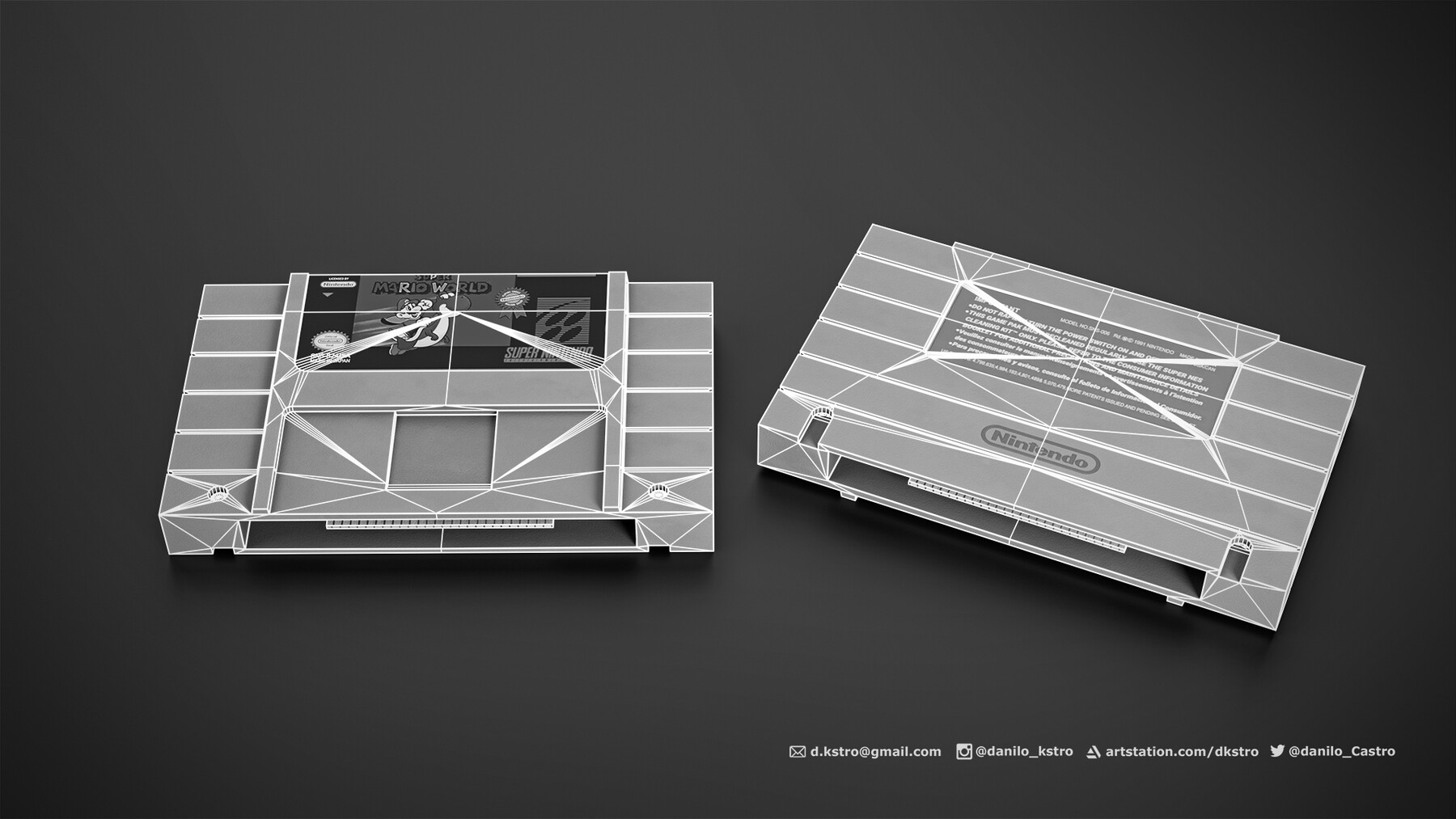 ArtStation - Super Nintendo Console | Lowpoly | 4k Textures | Game Assets