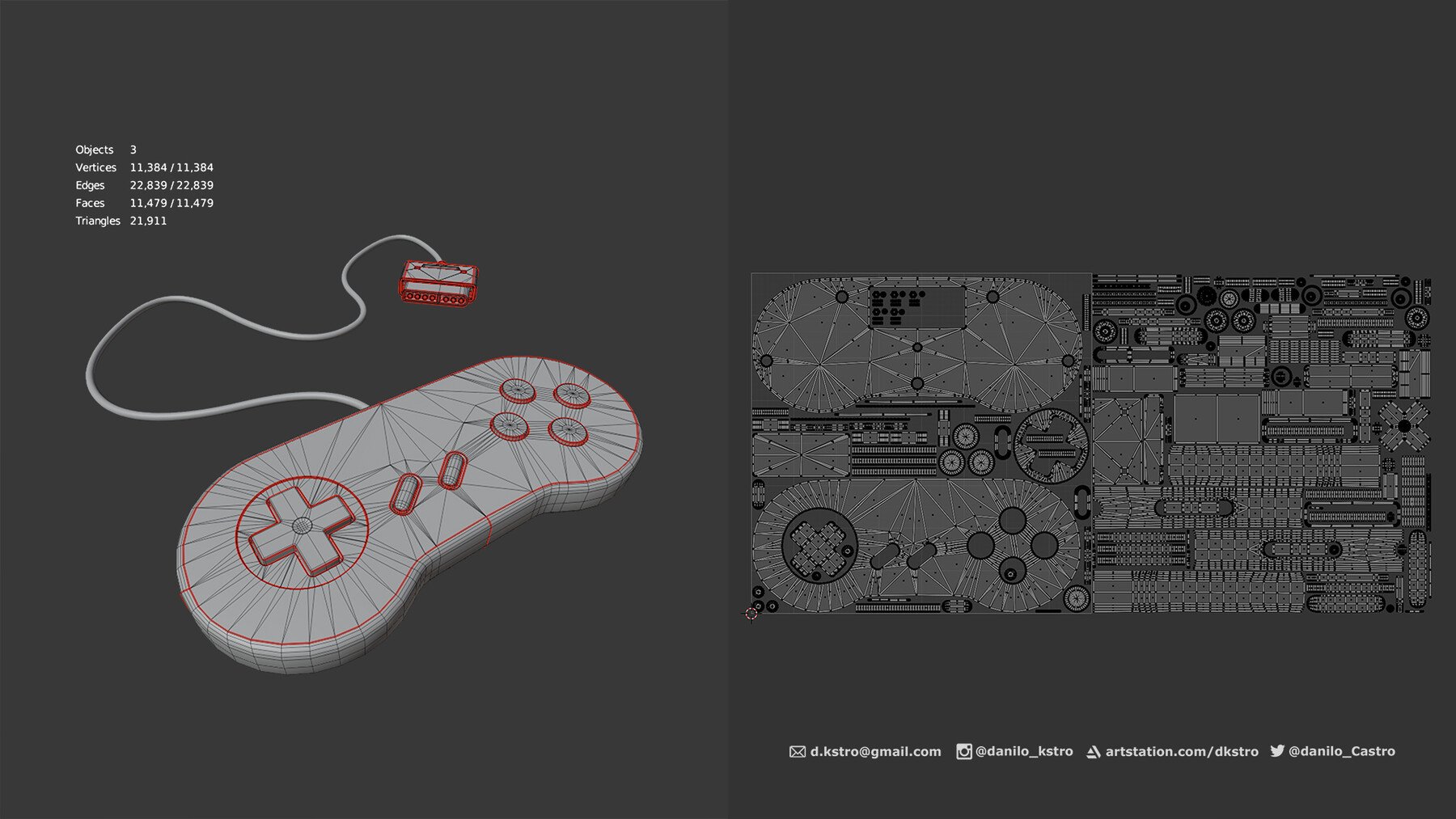 ArtStation - Super Nintendo Console | Lowpoly | 4k Textures | Game Assets