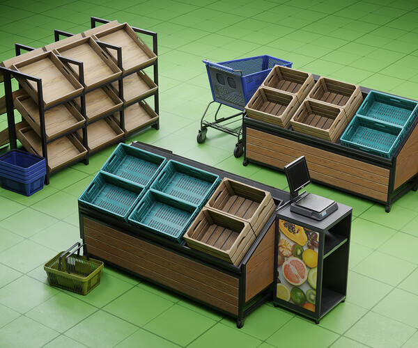 ArtStation - Store Props Vol. 1 | Game Assets