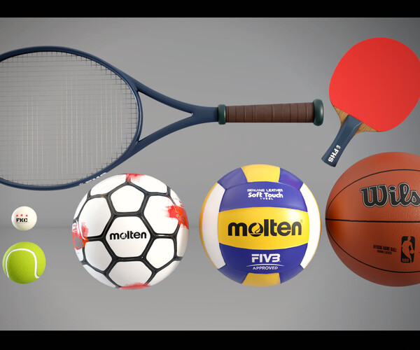 ArtStation - 6 Different Sport Assets Package | Resources