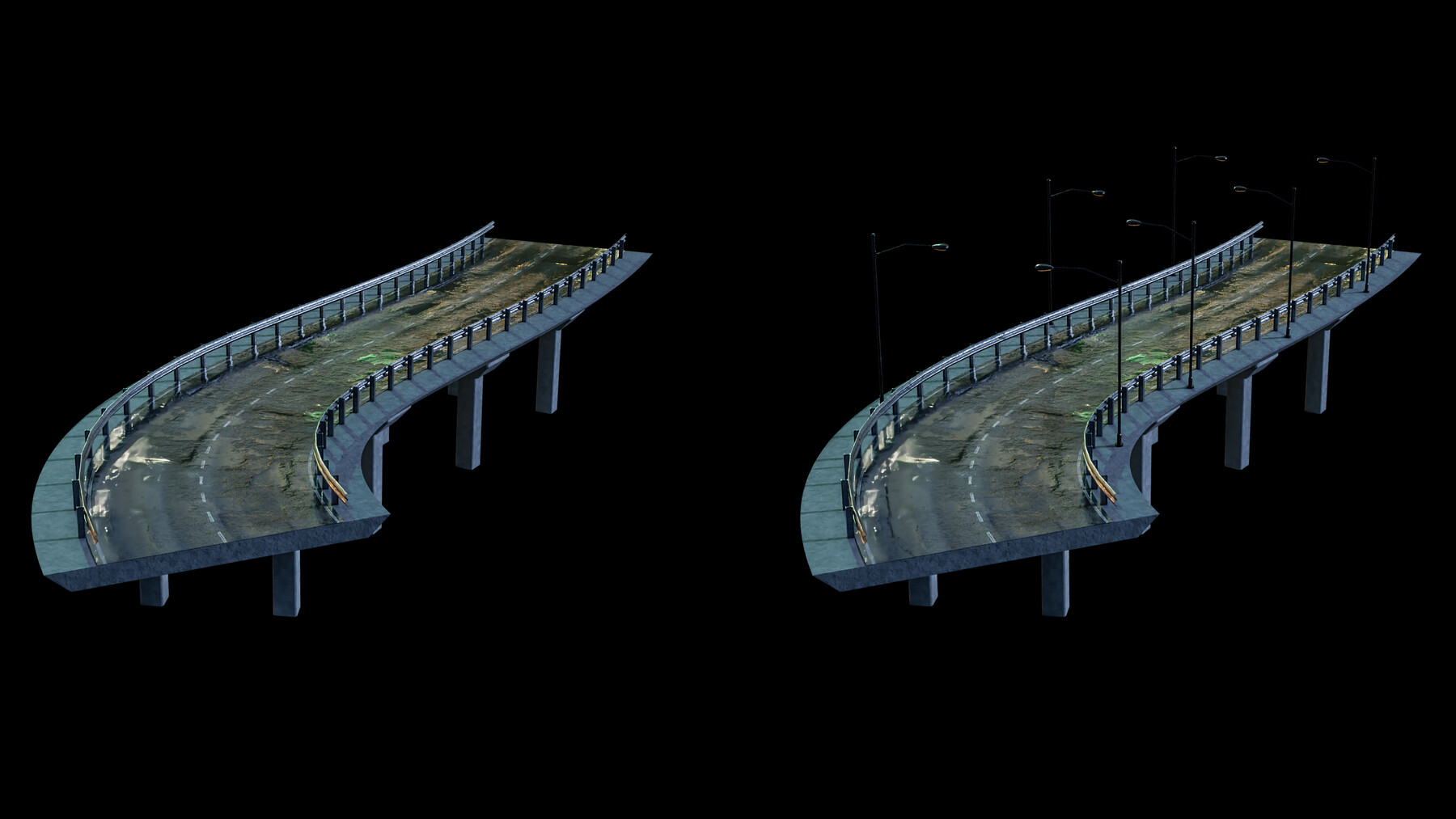 Me Art Studio - Procedural Highway Bridge Generator