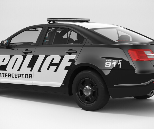 ArtStation - Ford Taurus 2019 Police | Resources