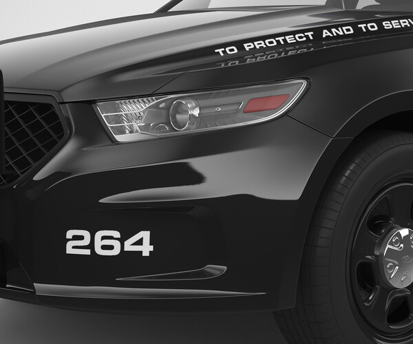 ArtStation - Ford Taurus 2019 Police | Resources