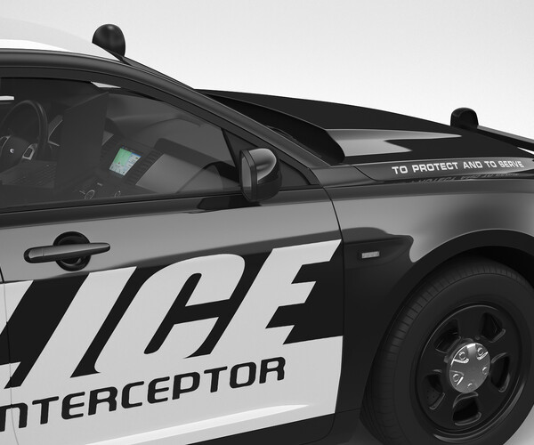 ArtStation - Ford Taurus 2019 Police | Resources