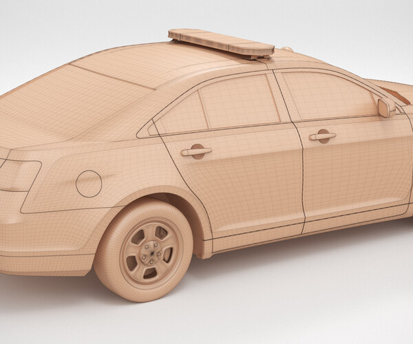 ArtStation - Ford Taurus 2019 Police | Resources