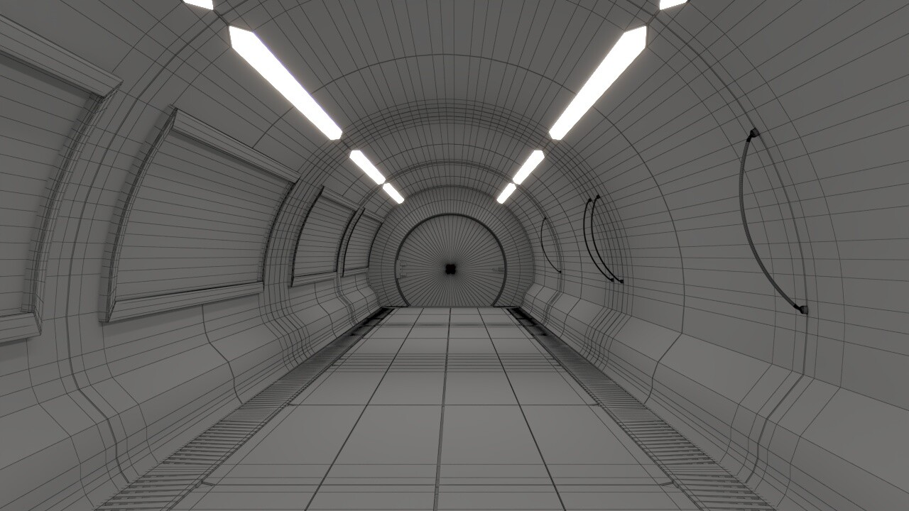 ArtStation - Sci-Fi TUNNEL | Game Assets