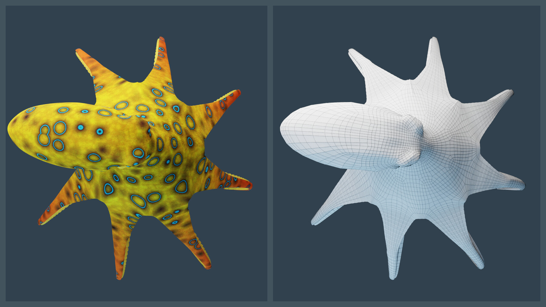 ArtStation - Animated Octopus- Blue-Ringed | Game Assets