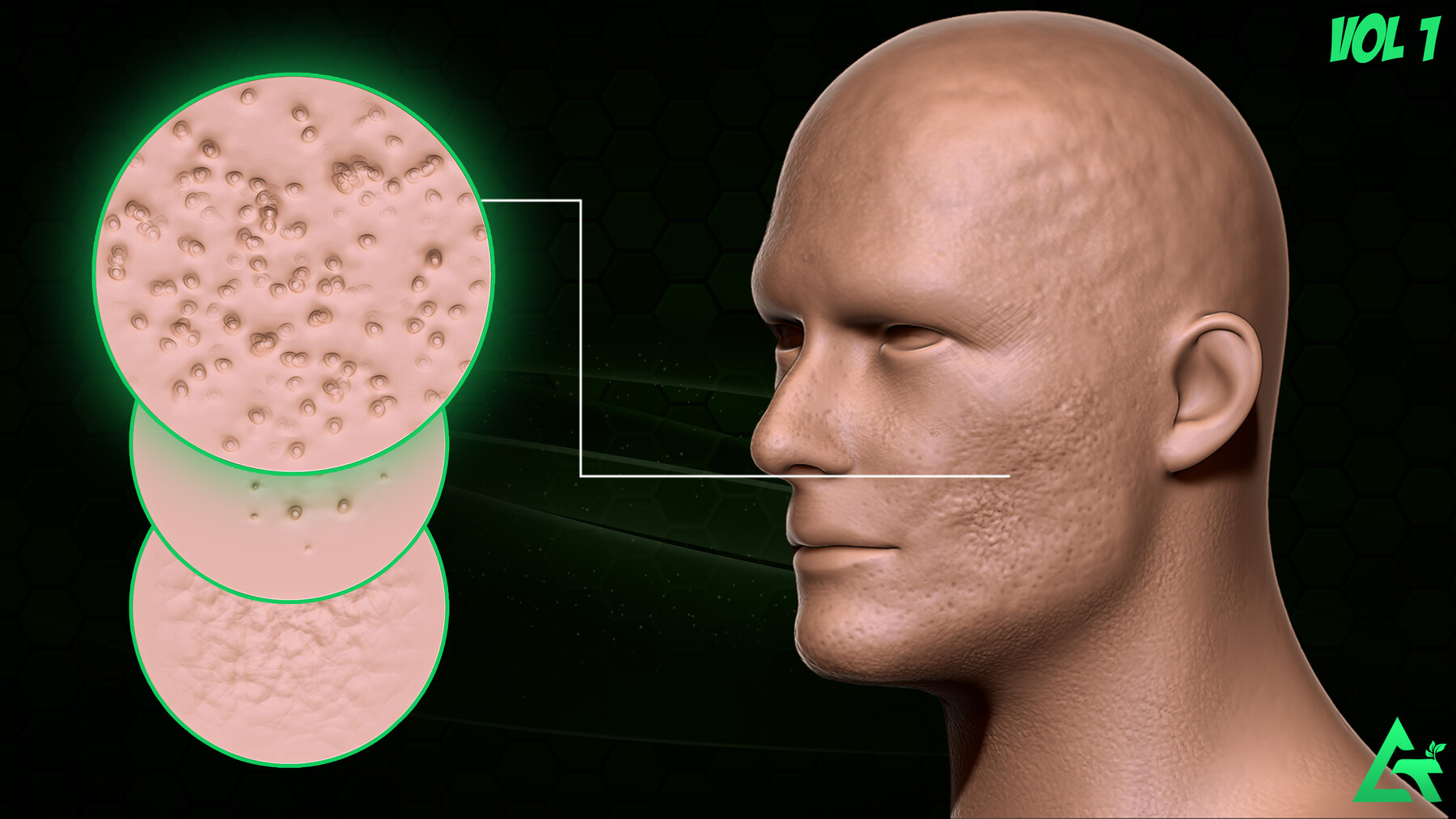 ArtStation - Hyper Realistic Skin Kit - Zbrush Brush + Alpha PSD V1 ...