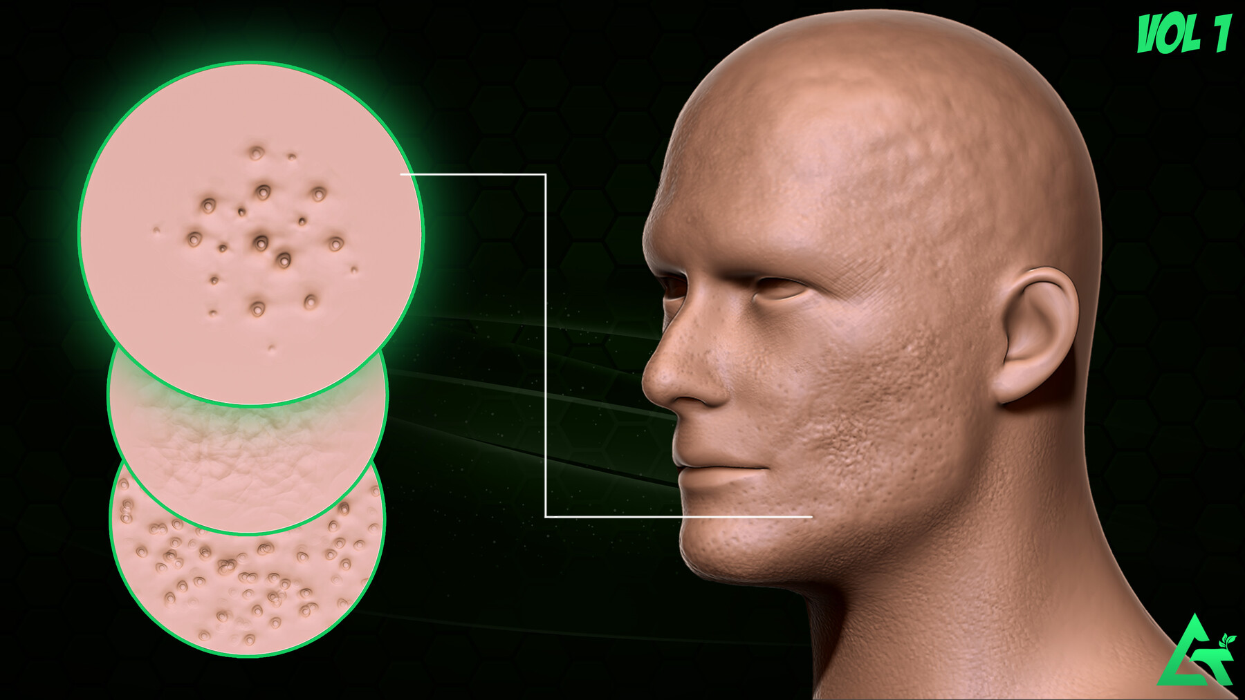 ArtStation - Hyper Realistic Skin Kit - Zbrush Brush + Alpha PSD V1 ...