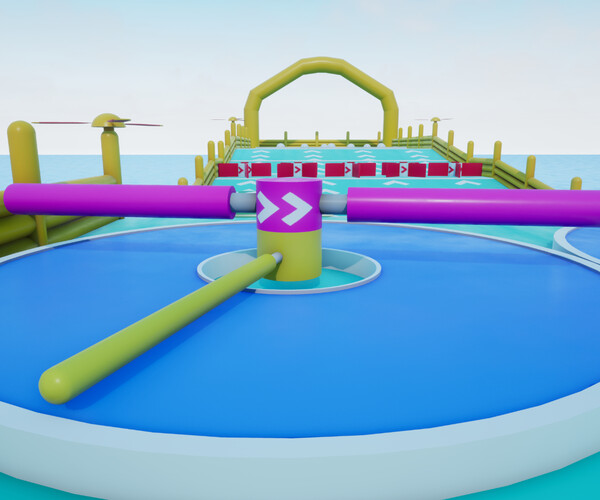 ArtStation - Platform obstacle course Unreal Engine | Game Assets