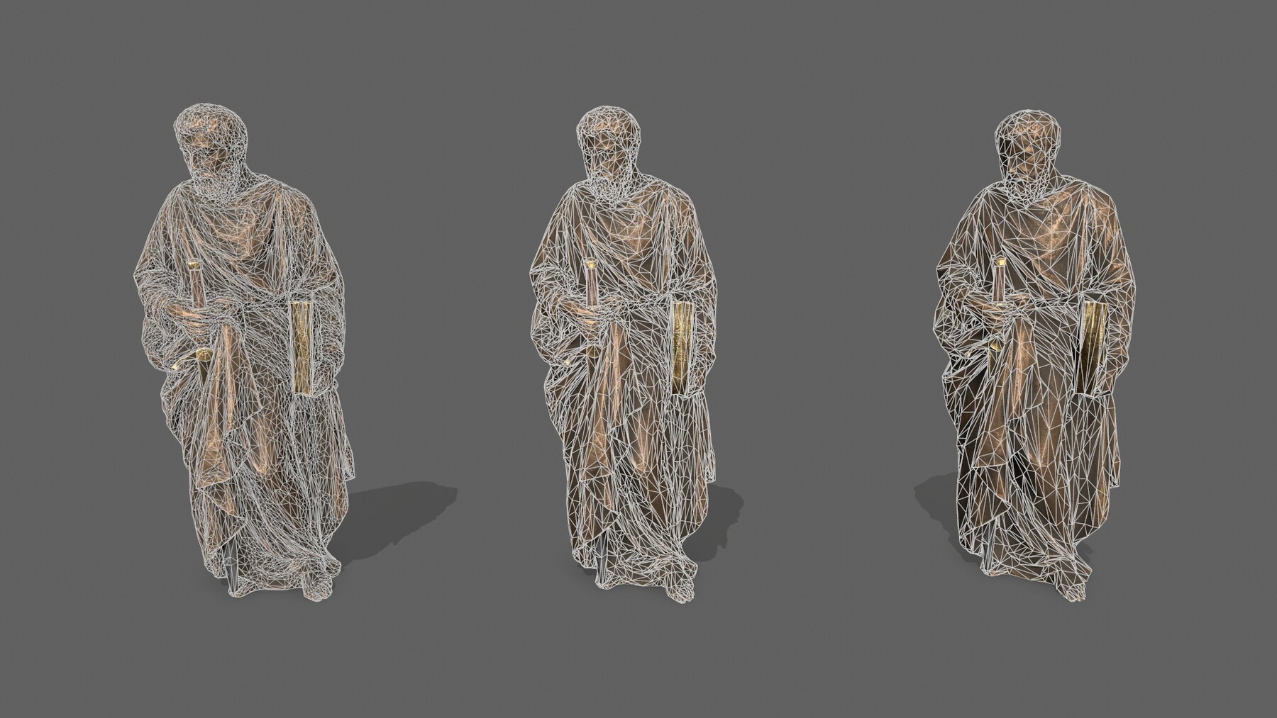 ArtStation - Old Man Statue | Game Assets