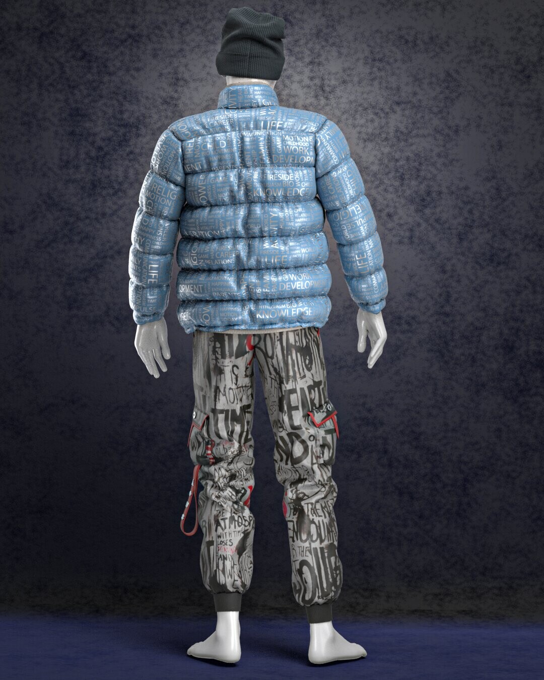 ArtStation - Puffer jacket No.1 : Substance Painter Project | Game Assets