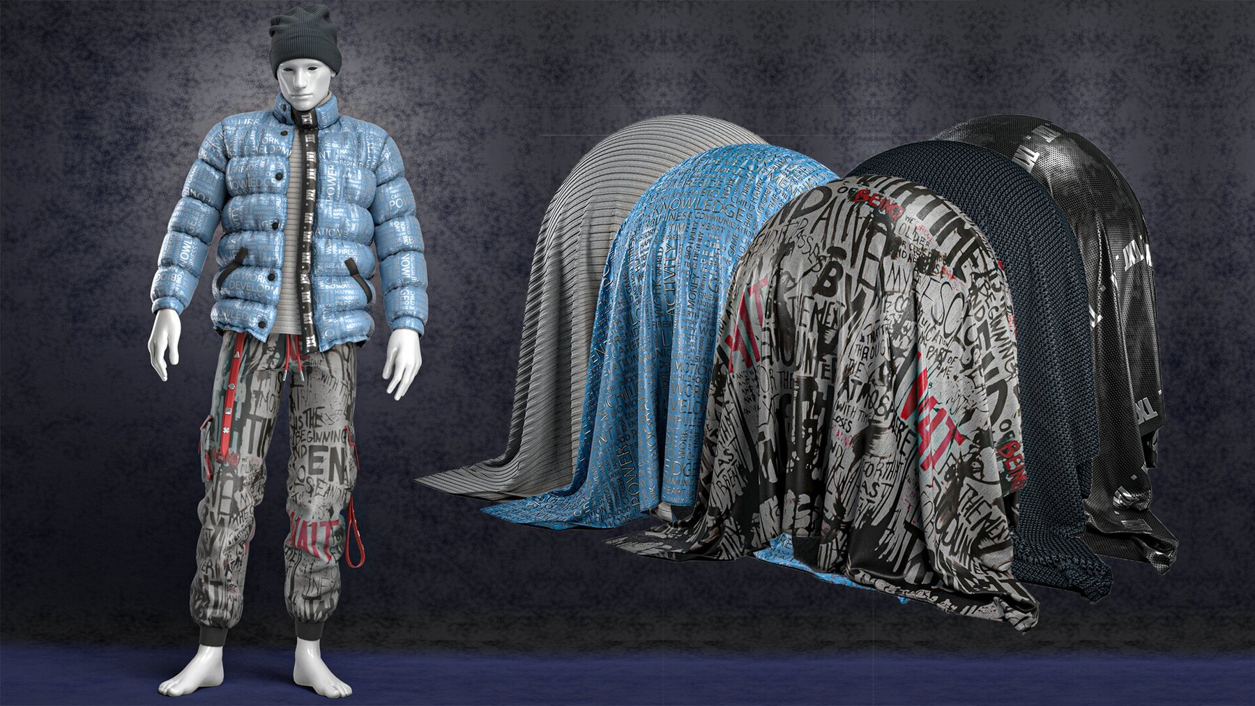 ArtStation - Puffer jacket No.1 : Substance Painter Project | Game Assets