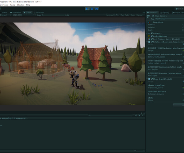 ArtStation - Unity Tool - Make Gameobject Transparent | Resources