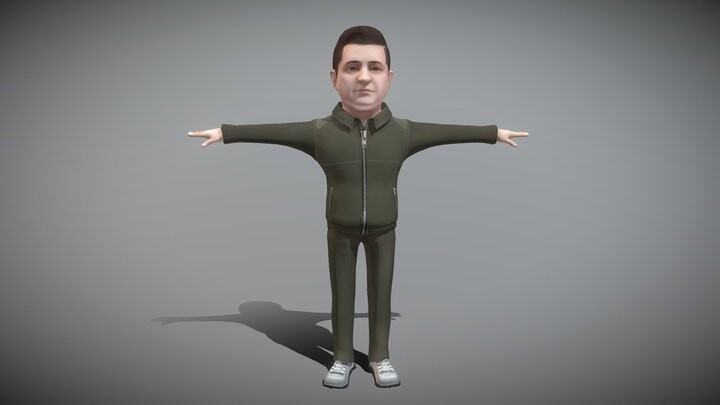 ArtStation - Cartoon Zelenskyy | Resources