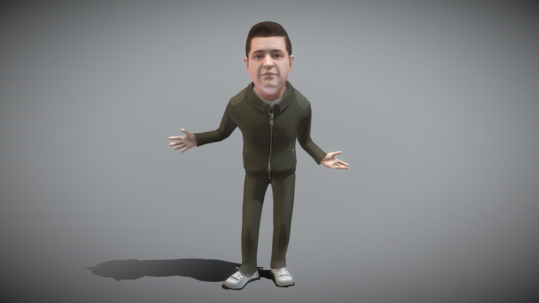 ArtStation - Cartoon Zelenskyy | Resources