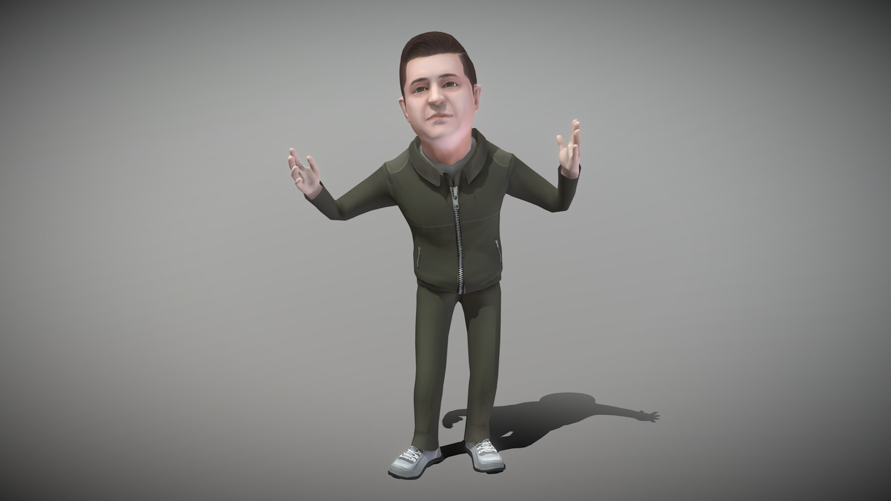 ArtStation - Cartoon Zelenskyy | Resources