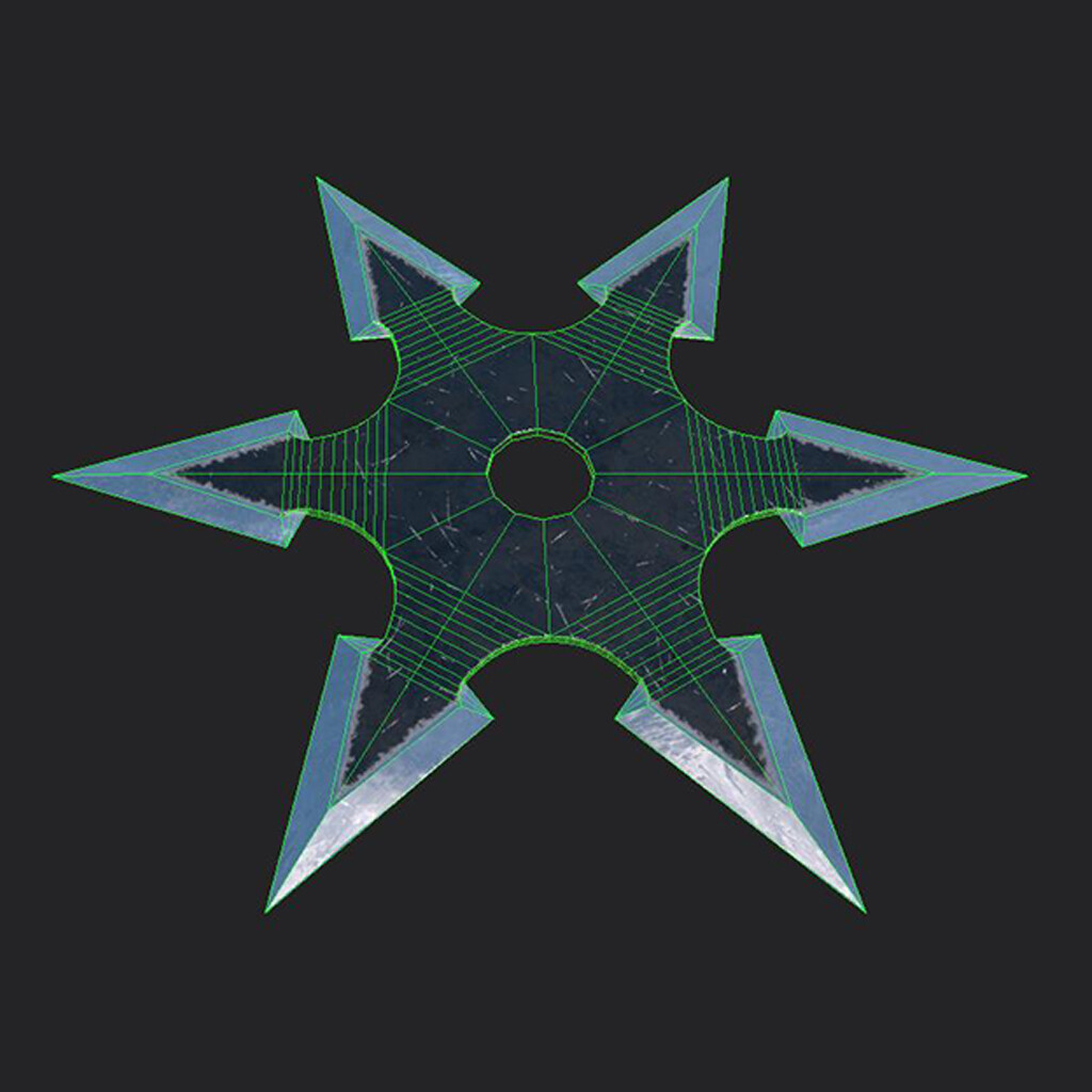 ArtStation - Shurikens All Low Poly | Game Assets