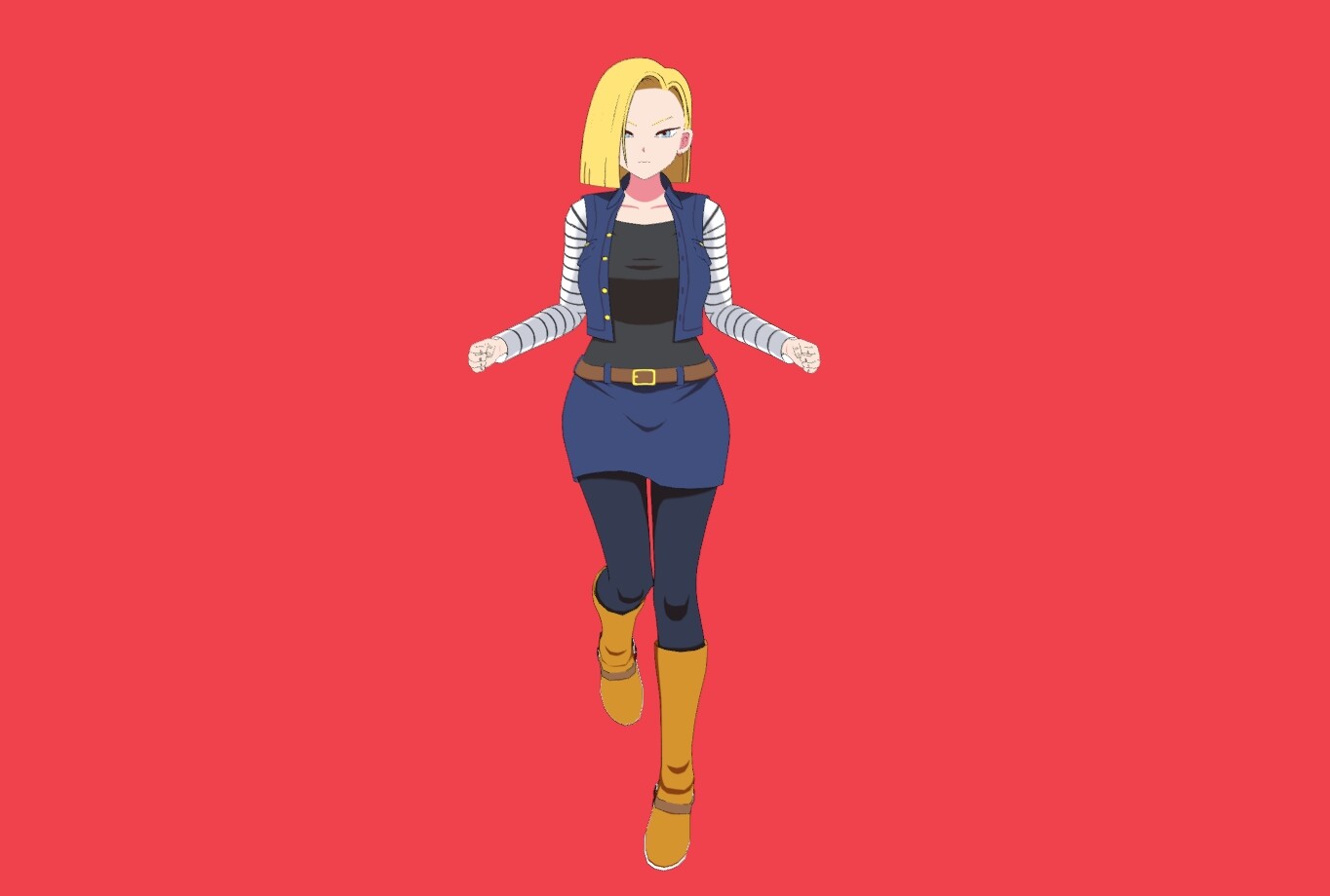 ArtStation - Android 18 | Game Assets