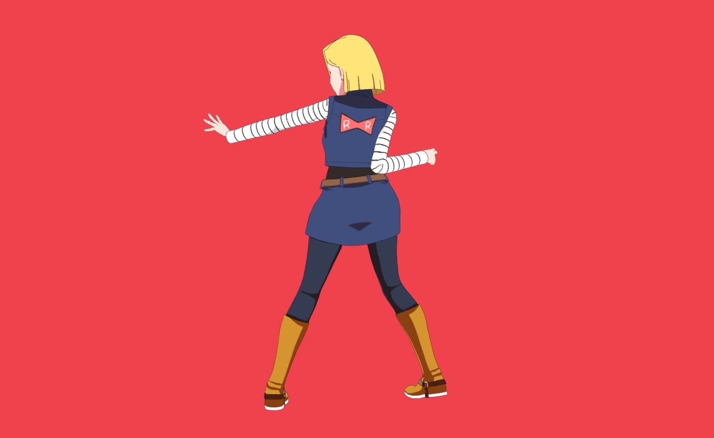 ArtStation - Android 18 | Game Assets