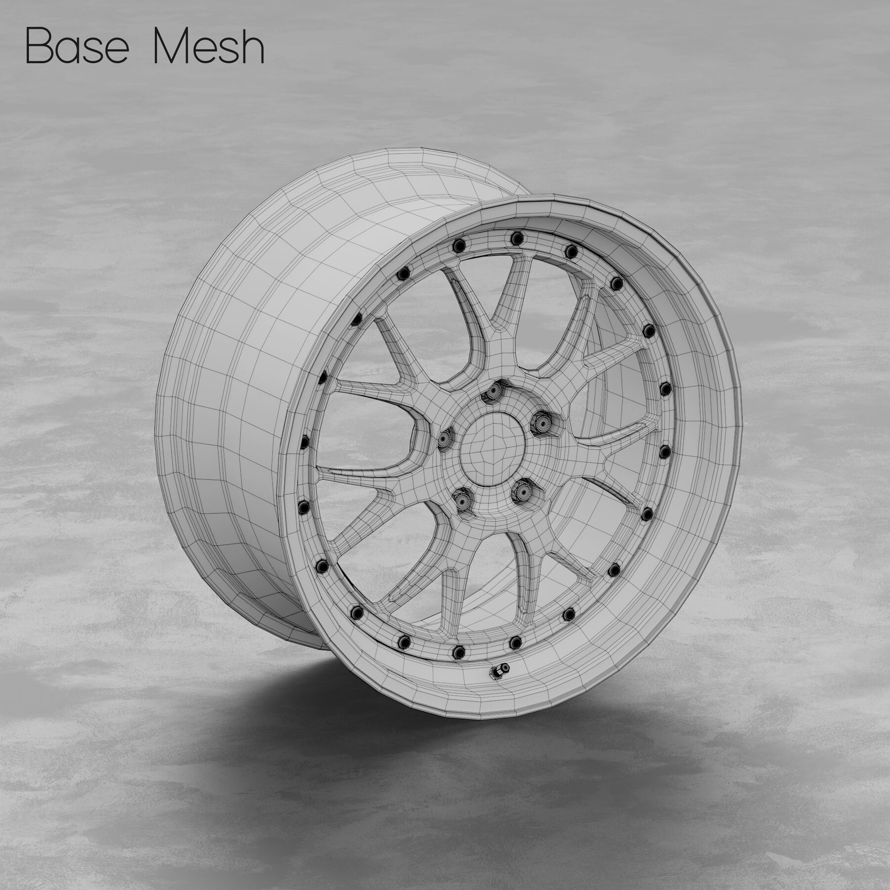 ArtStation - BBS LM-R Rim/Wheel 3D Model | Resources
