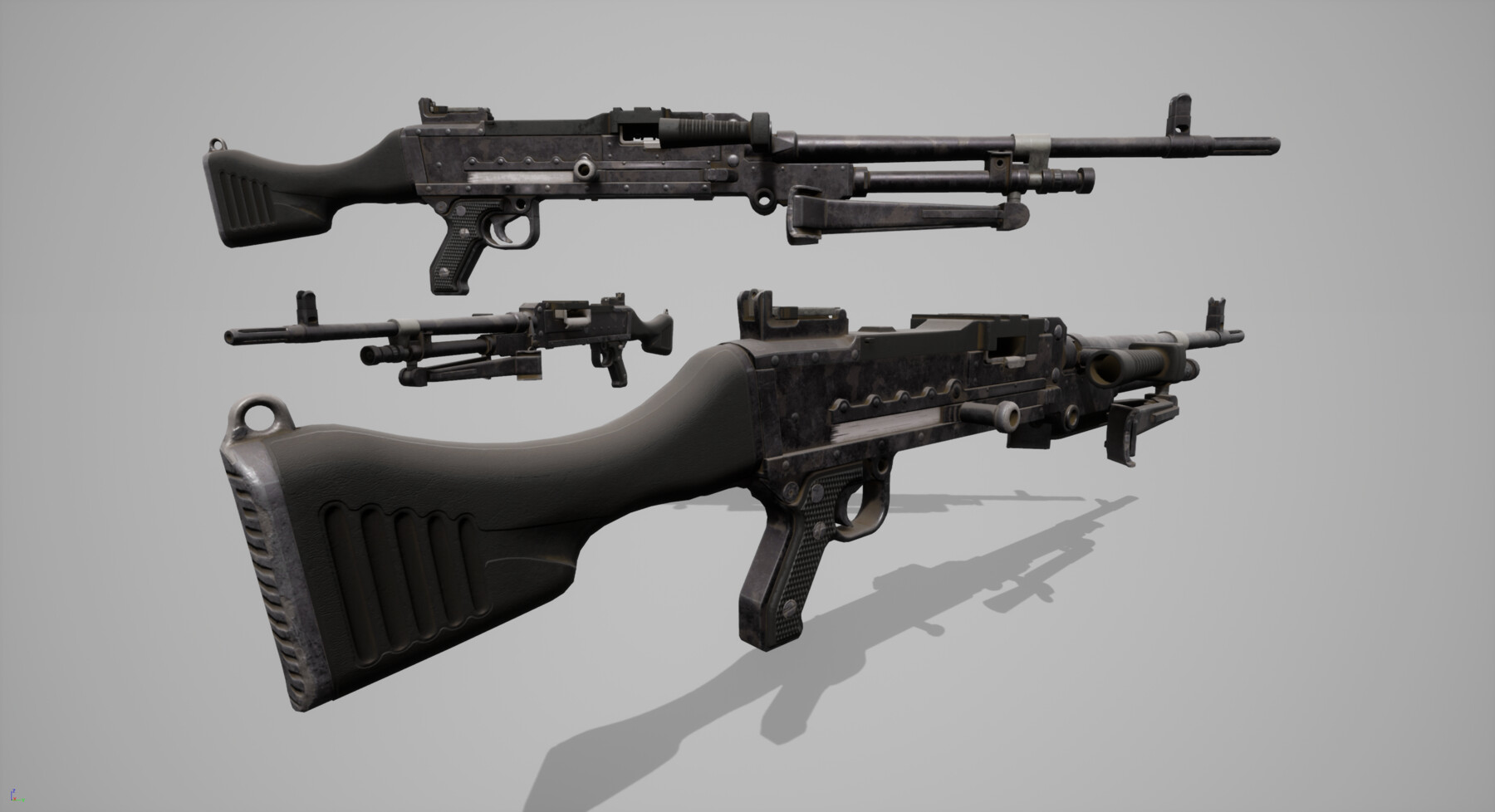 ArtStation - High Detail GPMG with extra skins | Game Assets