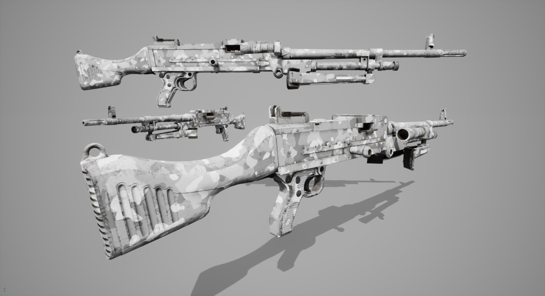 ArtStation - High Detail GPMG with extra skins | Game Assets