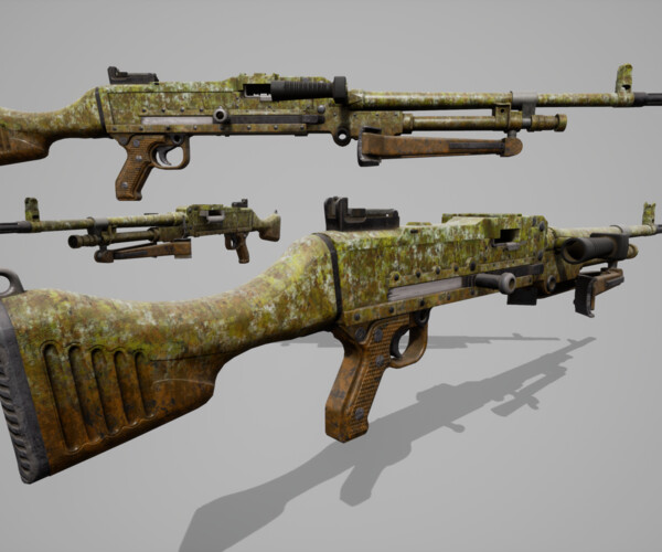 ArtStation - High Detail GPMG with extra skins | Game Assets
