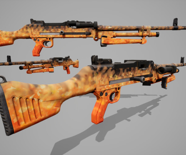 ArtStation - High Detail GPMG with extra skins | Game Assets