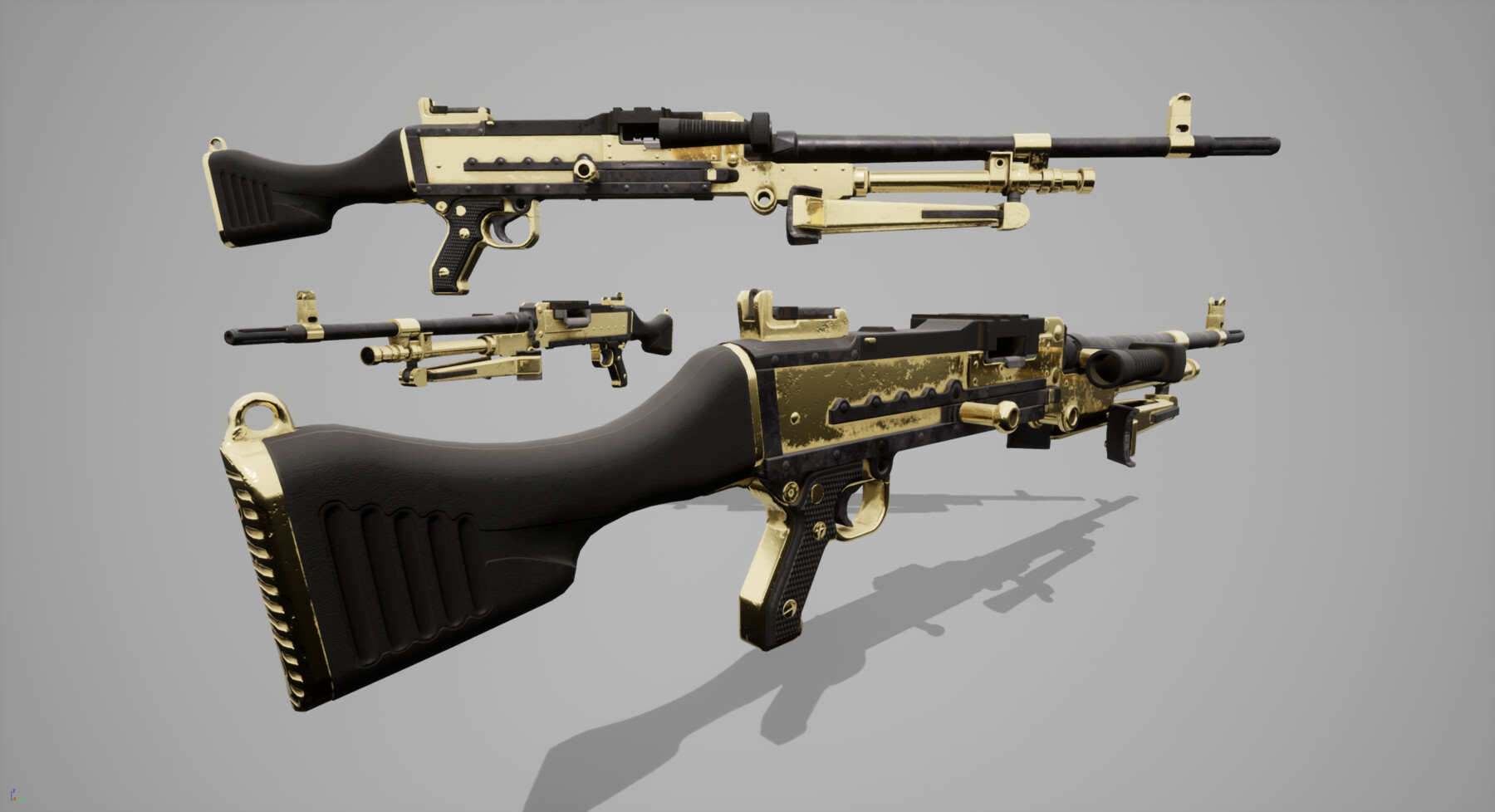 ArtStation - High Detail GPMG with extra skins | Game Assets