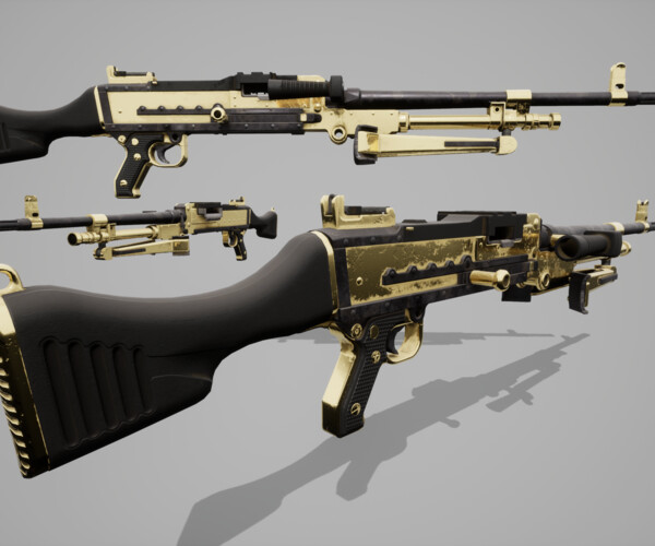 ArtStation - High Detail GPMG with extra skins | Game Assets