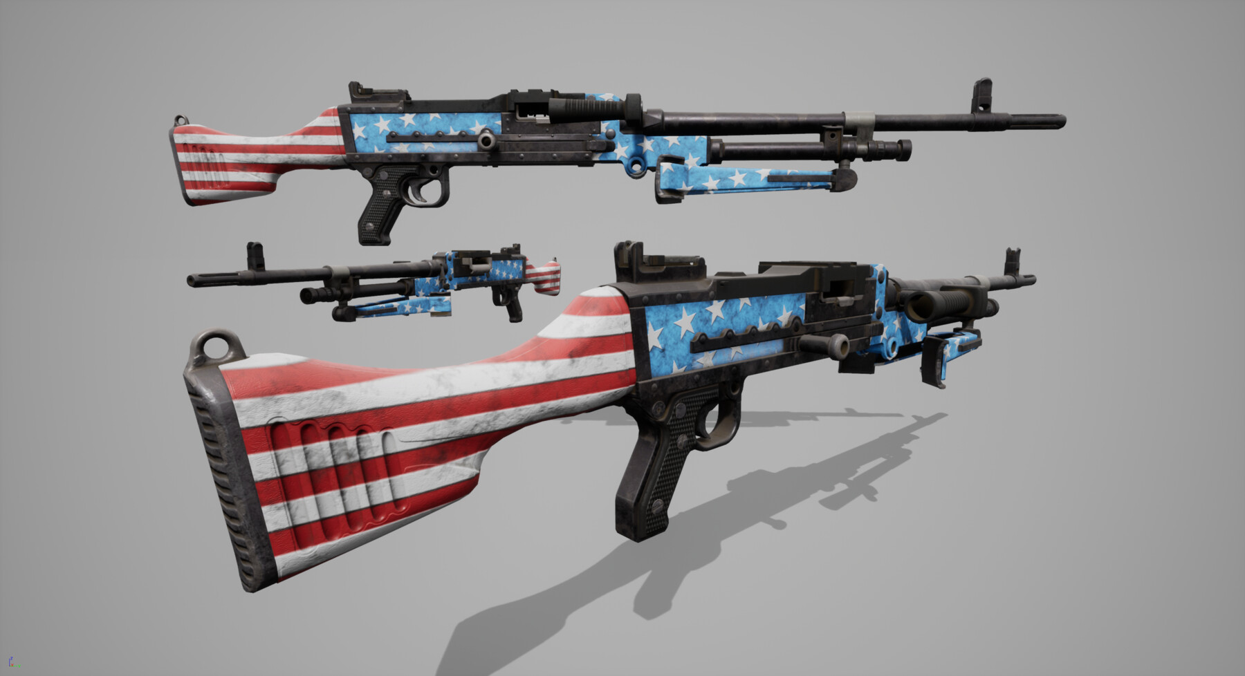 ArtStation - High Detail GPMG with extra skins | Game Assets